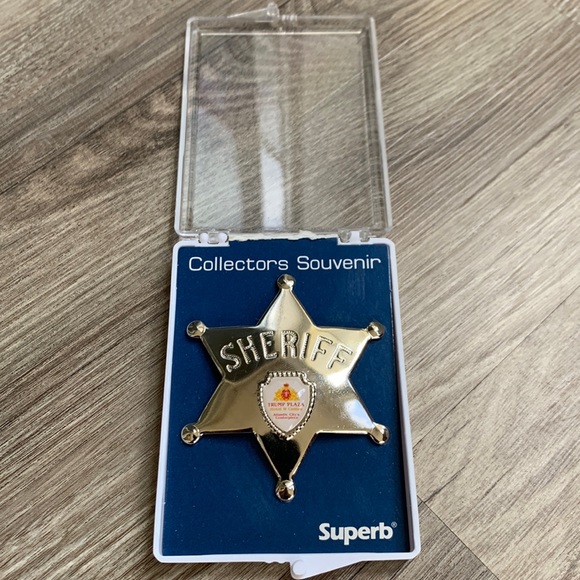 Jewelry | Sheriff Pin Trump Plaza Hotel Casino Atlantic City Ac ...
